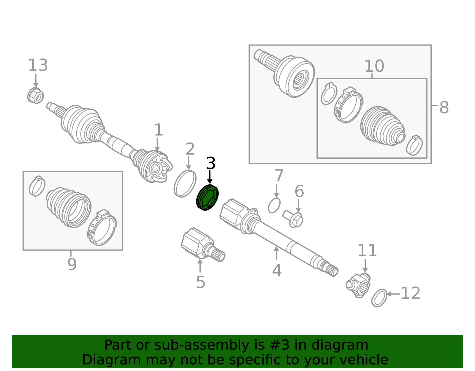 Axle Assembly Adapter 68201148AA | Mopar Parts Canada
