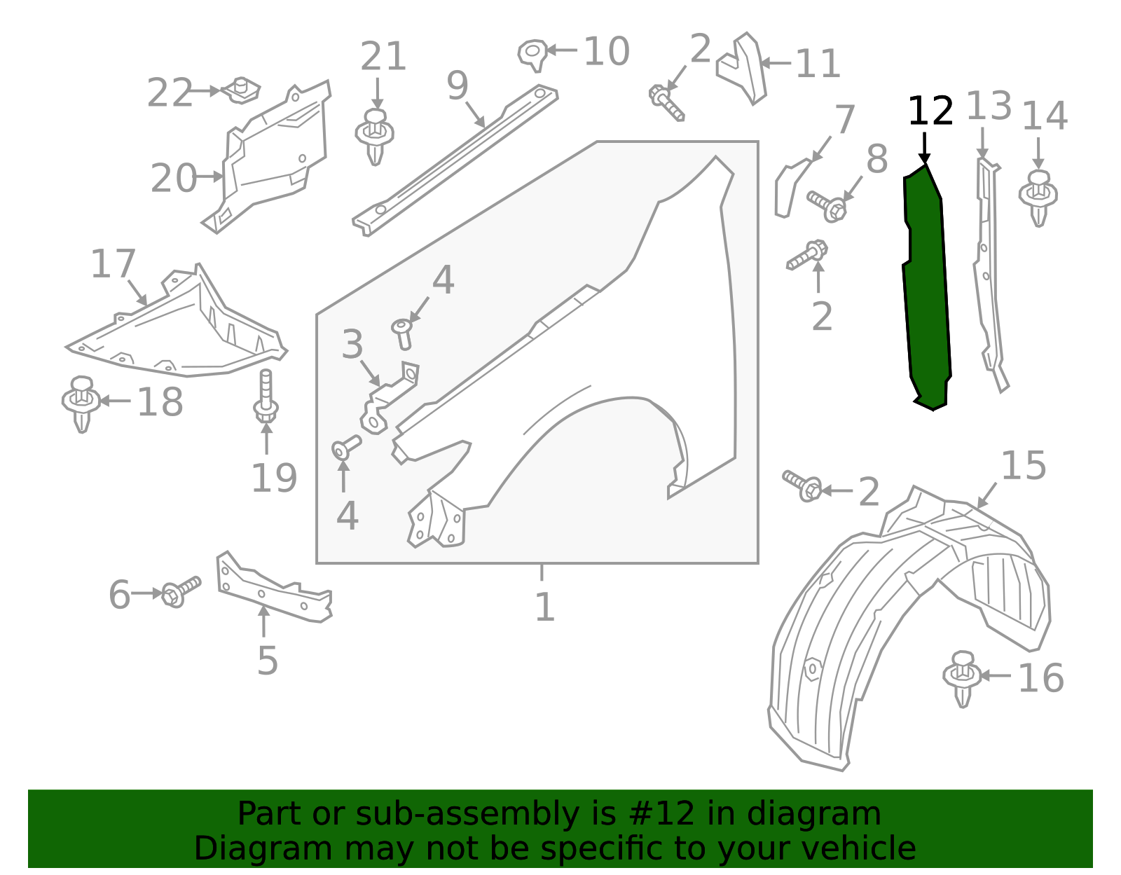 BCJH-56-396A - Rear Insulator 2019-2025 Mazda 3 | MazdaParts.US Store