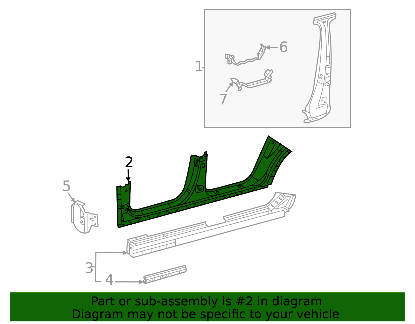 167-630-06-04 - Rocker Panel 2021-2025 Mercedes-Benz | Mercedes-Benz ...
