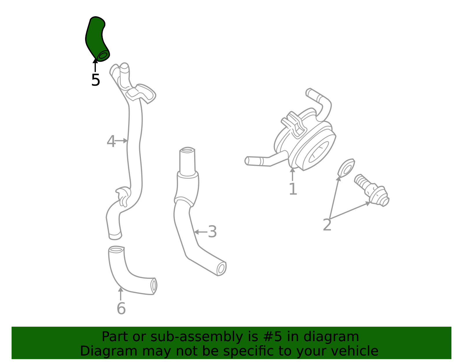 87245-0C170 - HVAC Heater Hose - 2005-2007 Toyota Sequoia | Nucar ...