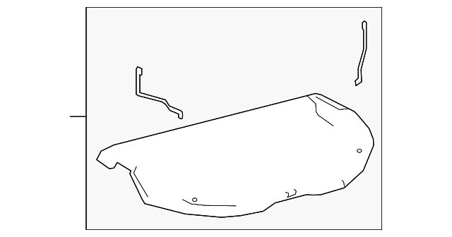 64330-12C31-C1 - Package Tray Trim - 2019-2025 Toyota Corolla | OEM ...
