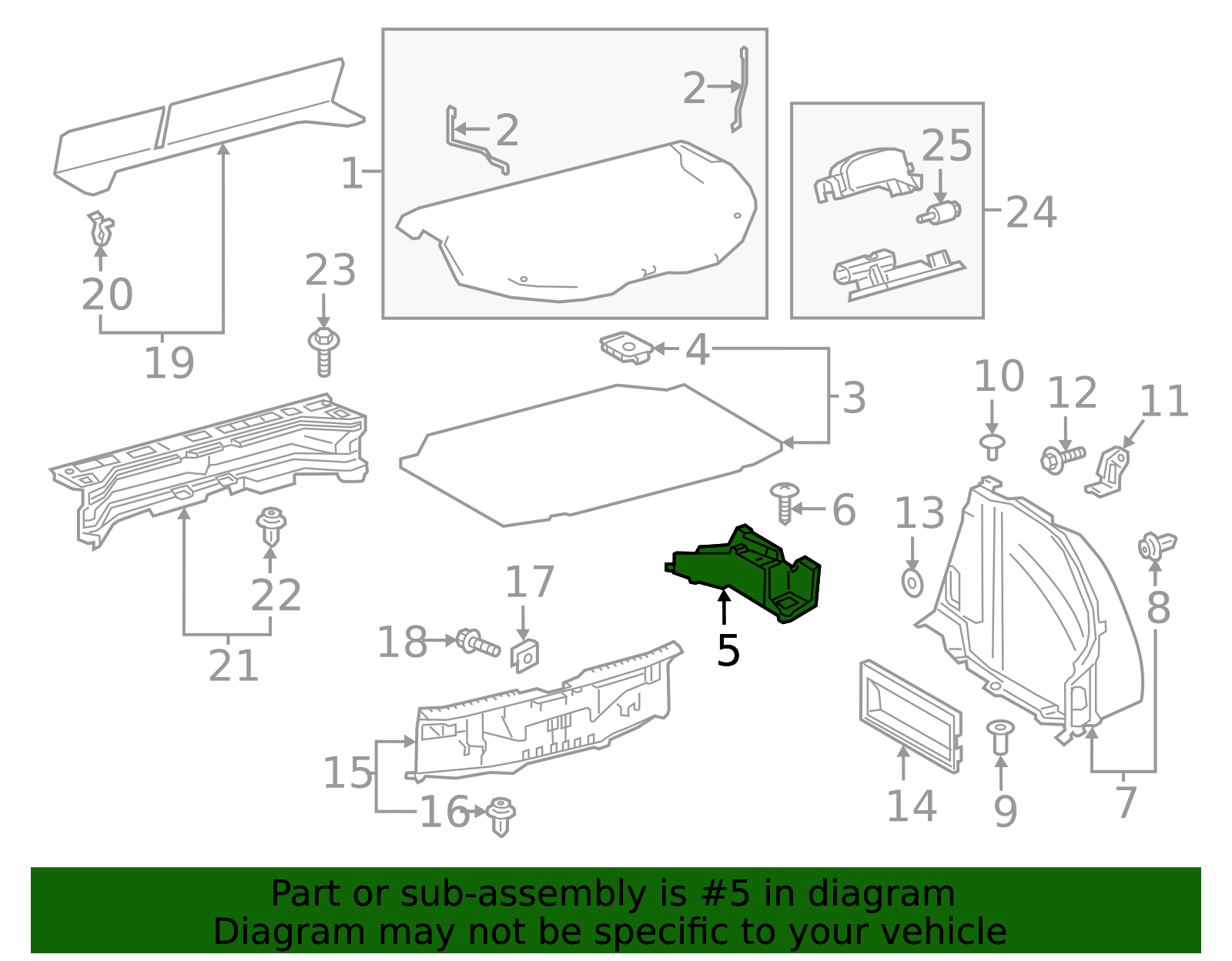 64995-12130 - High-Quality Trunk Floor Storage Box for 2019-2025 Toyota ...