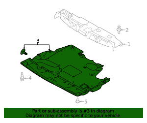 56410XC00A - High-Quality Floor Pan Splash Shield for 2019-2025 Subaru ...
