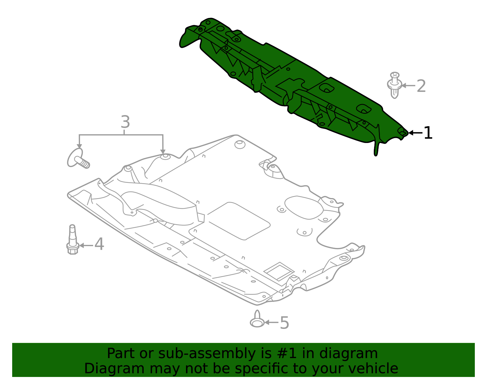 2019-2025 Subaru Ascent Sight Shield 91165XC00A | Subaru Parts Guys