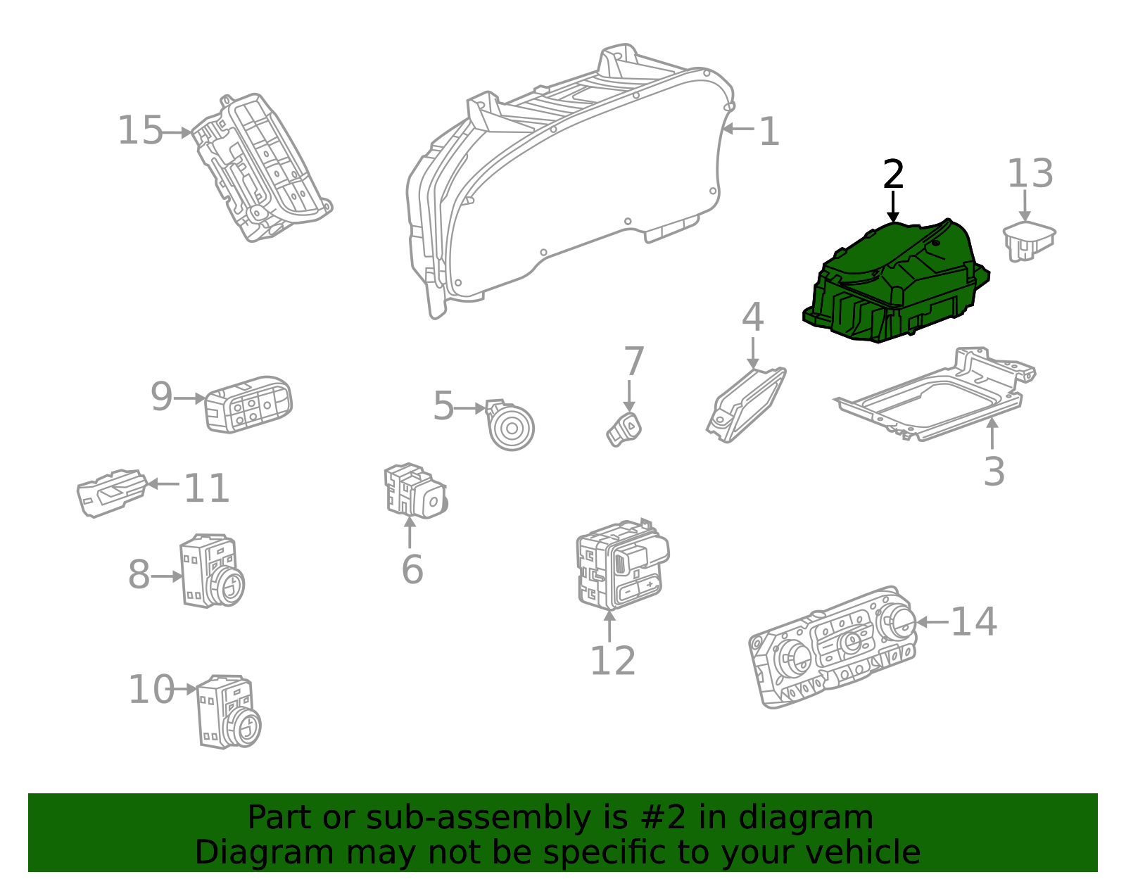 2021-2025 GM Head-Up Display 85635922 GM | GMPartsDirect.com