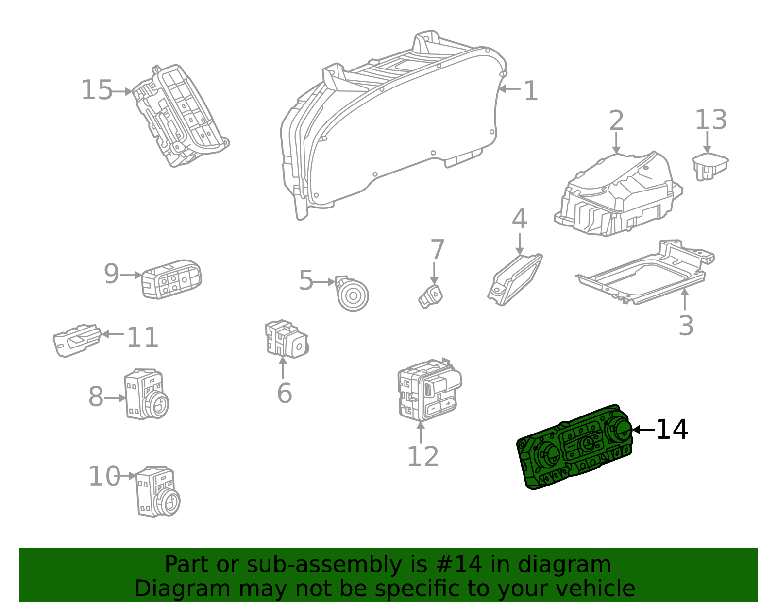85135873 - Dash Control Unit | Partners Chevy