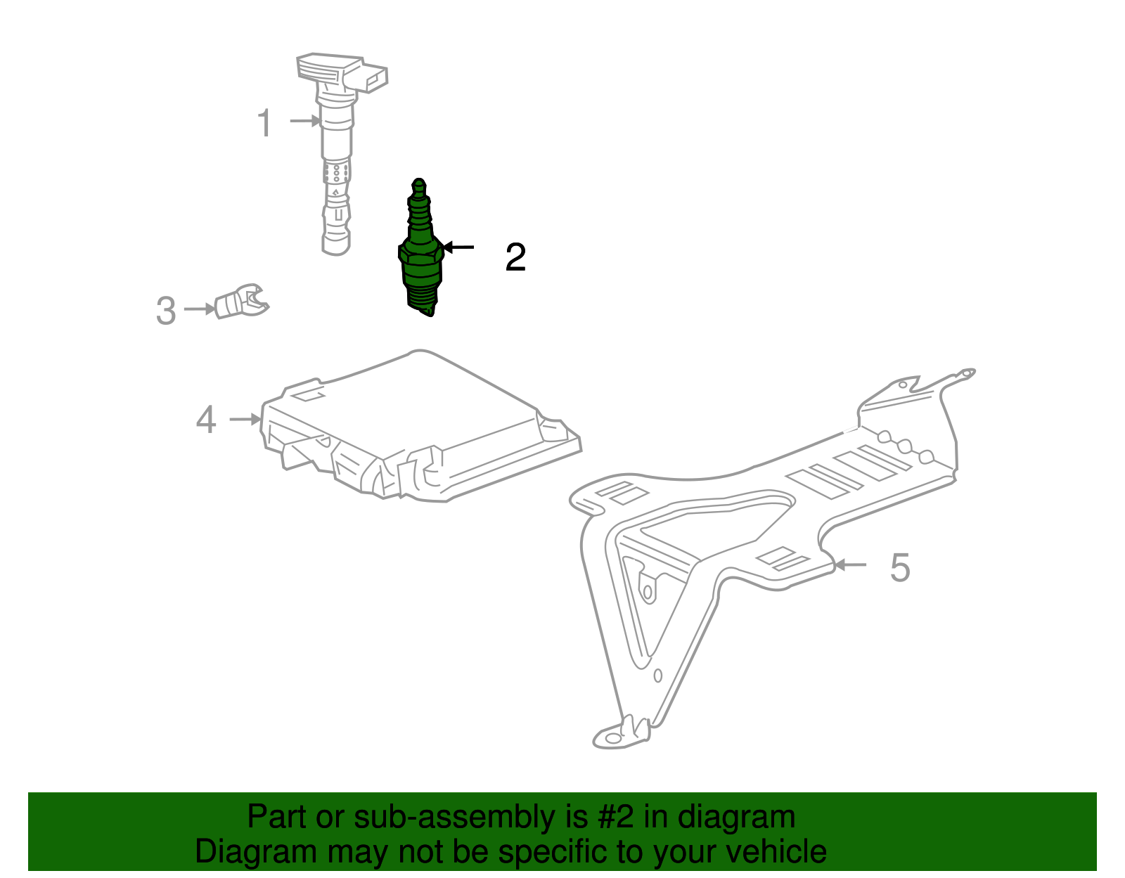 2004-2006 Porsche Cayenne Spark Plug 955-170-219-90 | OEM Parts Online