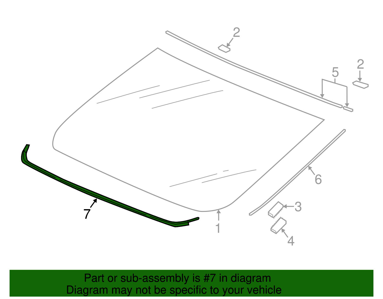 2018-2022 Honda Accord Lower Seal 73227-TVA-A01 | OEM Parts Online