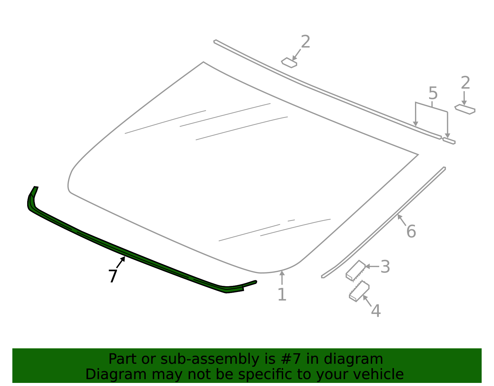 OEM 2018-2022 Honda Accord Lower Seal 73227-TVA-A01 | Honda Automotive ...