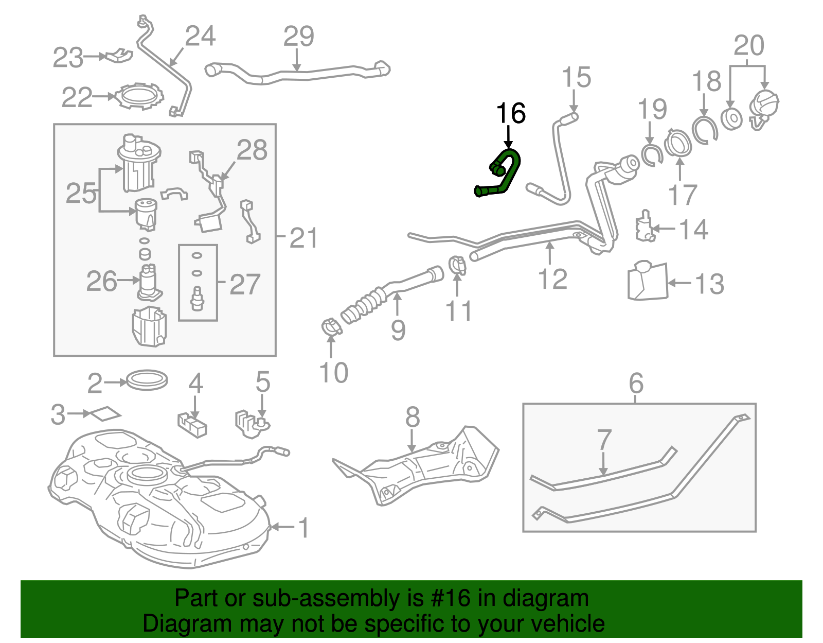 Genuine Toyota Vent Tube part# 77404-47130 for 2012-2017 Toyota Prius V ...