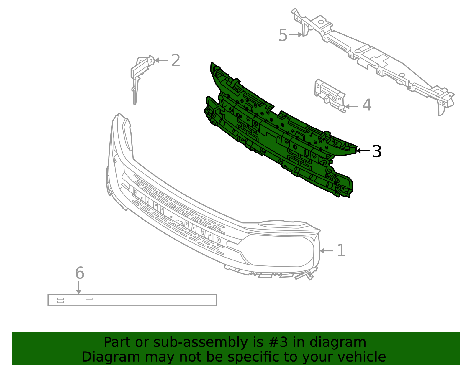 2021-2024 Ford Bronco Sport | Reinforcement | M1PZ-8A200-BA | Walls ...