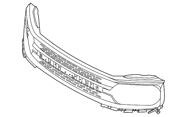 2021-2024 Ford Bronco Sport | Grille | M1PZ-8200-CCPTM | Walls' Ford Parts