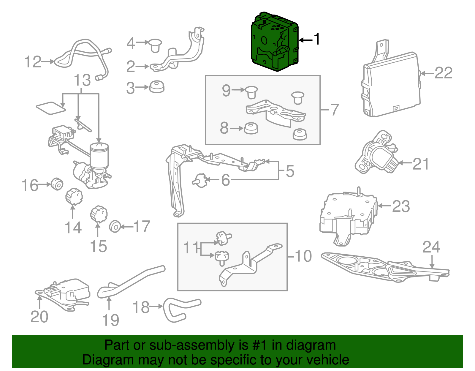 2010-2022 Lexus | Modulator Valve | 4405048320 | Express Lexus Parts