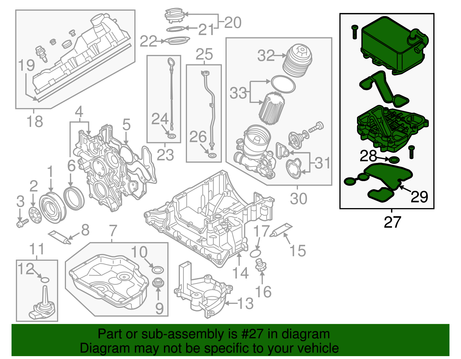 059-117-015-P - Oil Cooler 2010-2016 Audi | Audi OEM Parts Guy