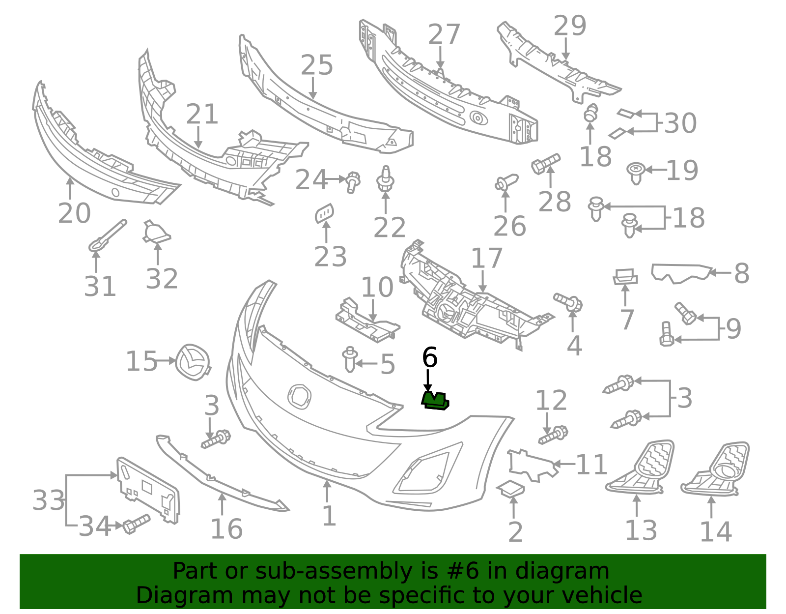 BBM4-50-161C - Lower Bracket - 2010-2013 Mazda 3 | Mazda Swag