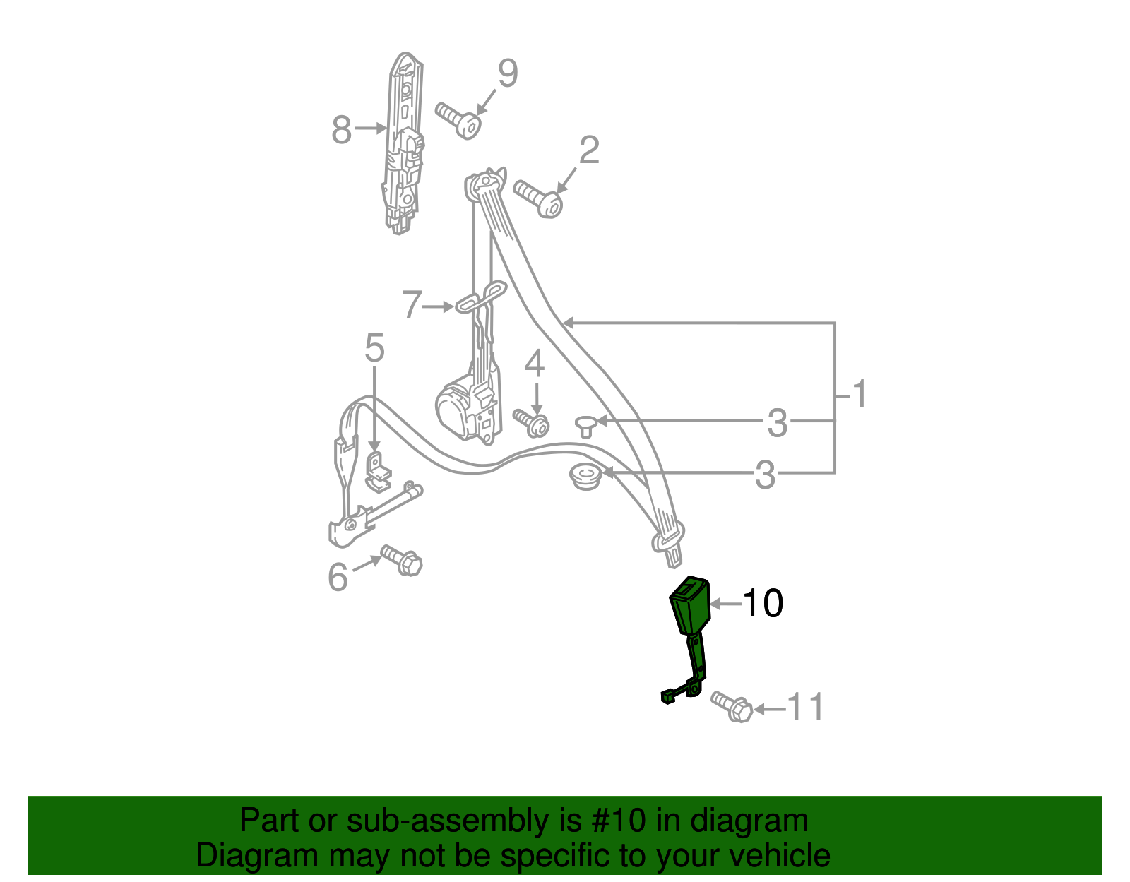 3CN-857-756-B-MNB - Buckle End 2018-2021 Volkswagen Atlas | Wolfsburg ...