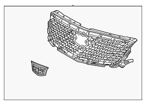 2020-2024 Cadillac CT4 Grille Assembly 84970959 | Courtesy Parts