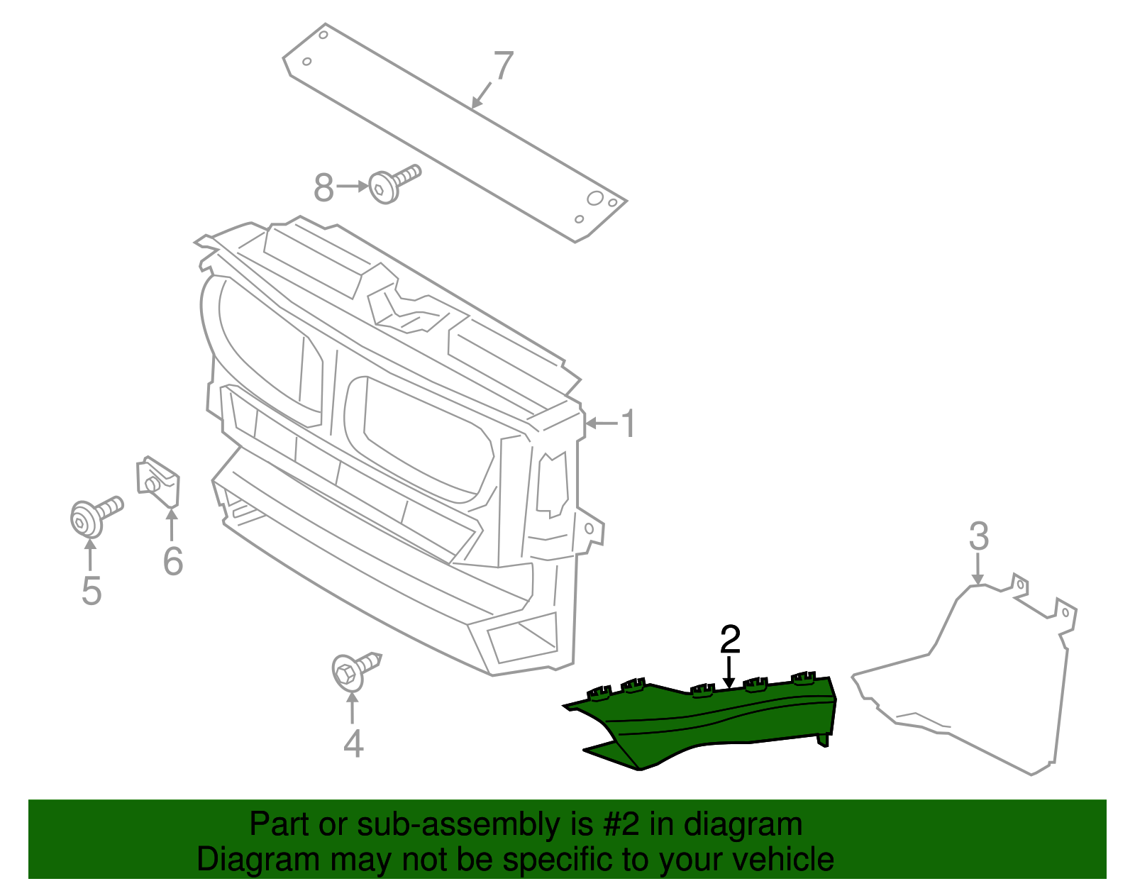 51747210486 - 2011-2017 BMW X3 Air Duct (51-74-7-210-486) | BMW of ...