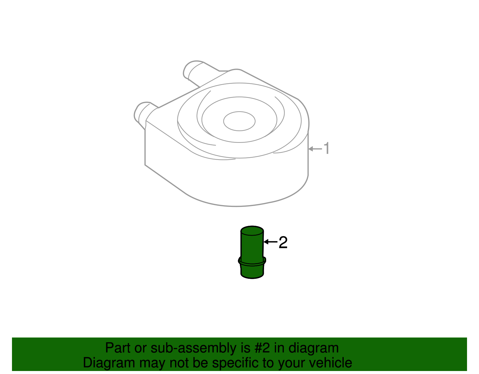 2014-2021 Hyundai Engine Oil Filter Adapter Stud 26420-2B720 | OEM ...