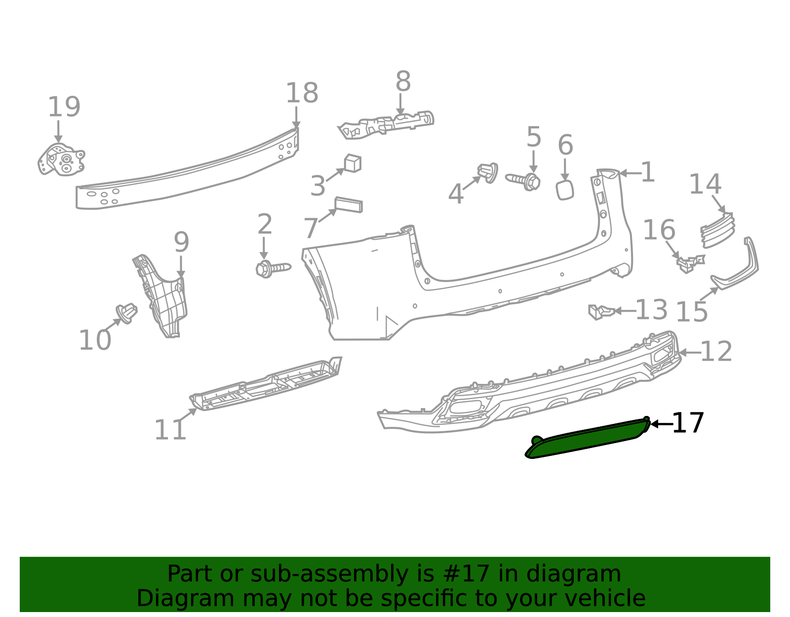 2018-2021 Lexus NX300h Reflector Panel 81910-78010 | OEM Parts Online