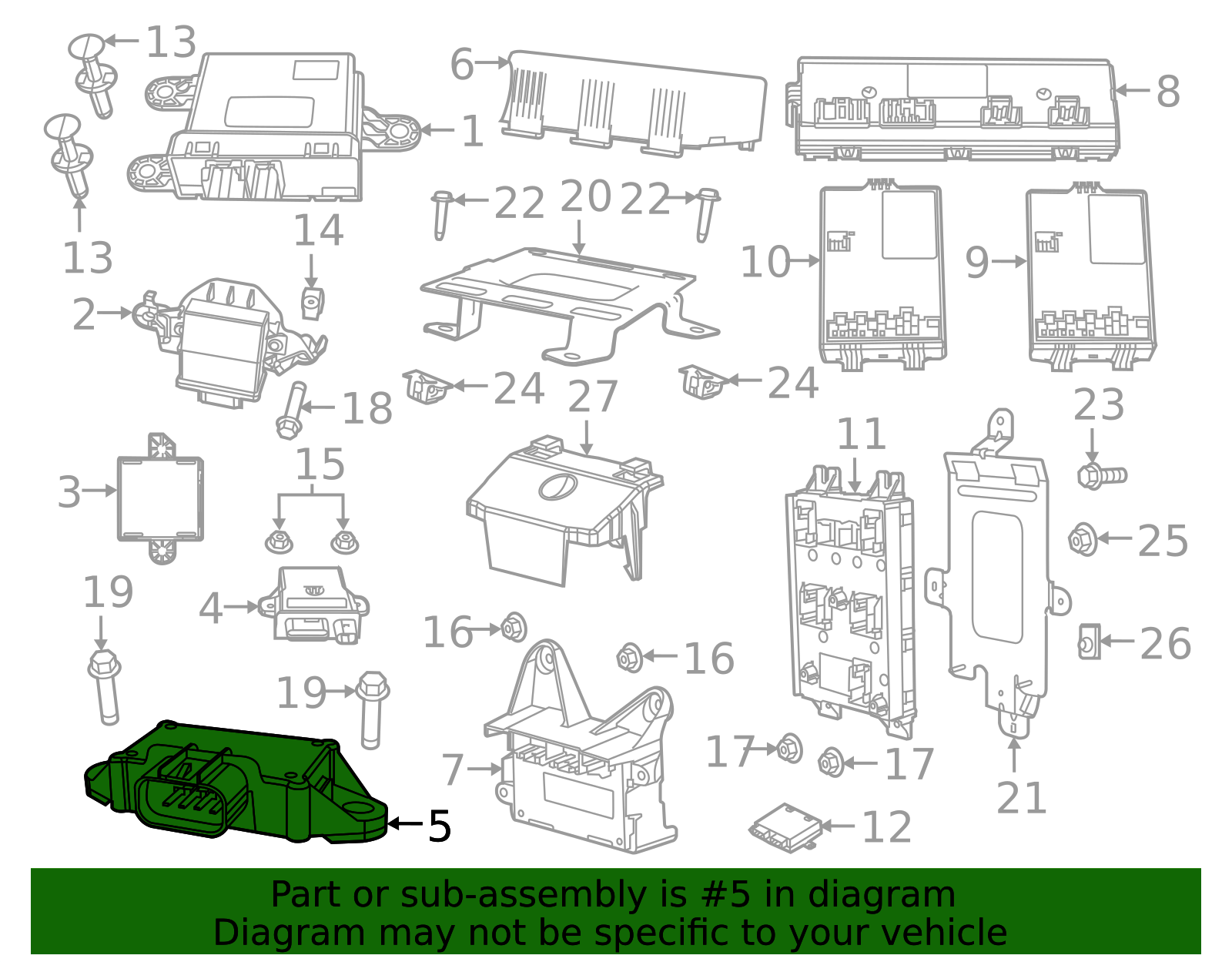 2015-2024 Mopar Fuel Pump Controller 68193711AC | Mopar Parts Canada