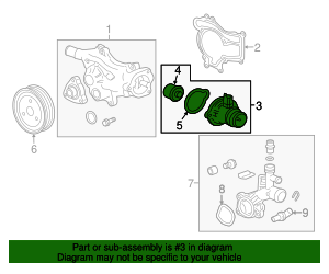 2011-2021 GM (Replaces 25200455) 217 Degrees Engine Coolant Thermostat ...