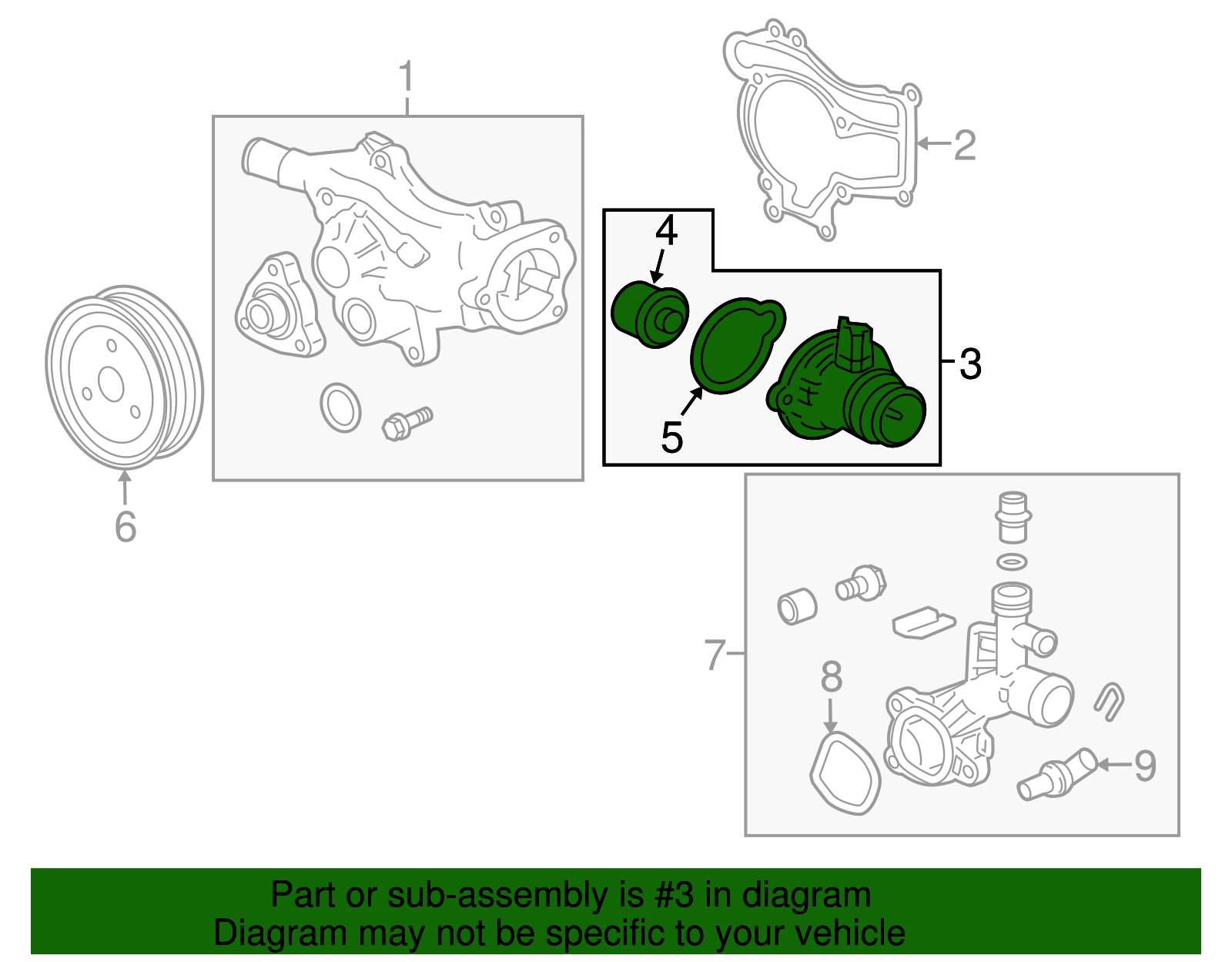 2011-2021 GM (Replaces 25200455) 217 Degrees Engine Coolant Thermostat ...