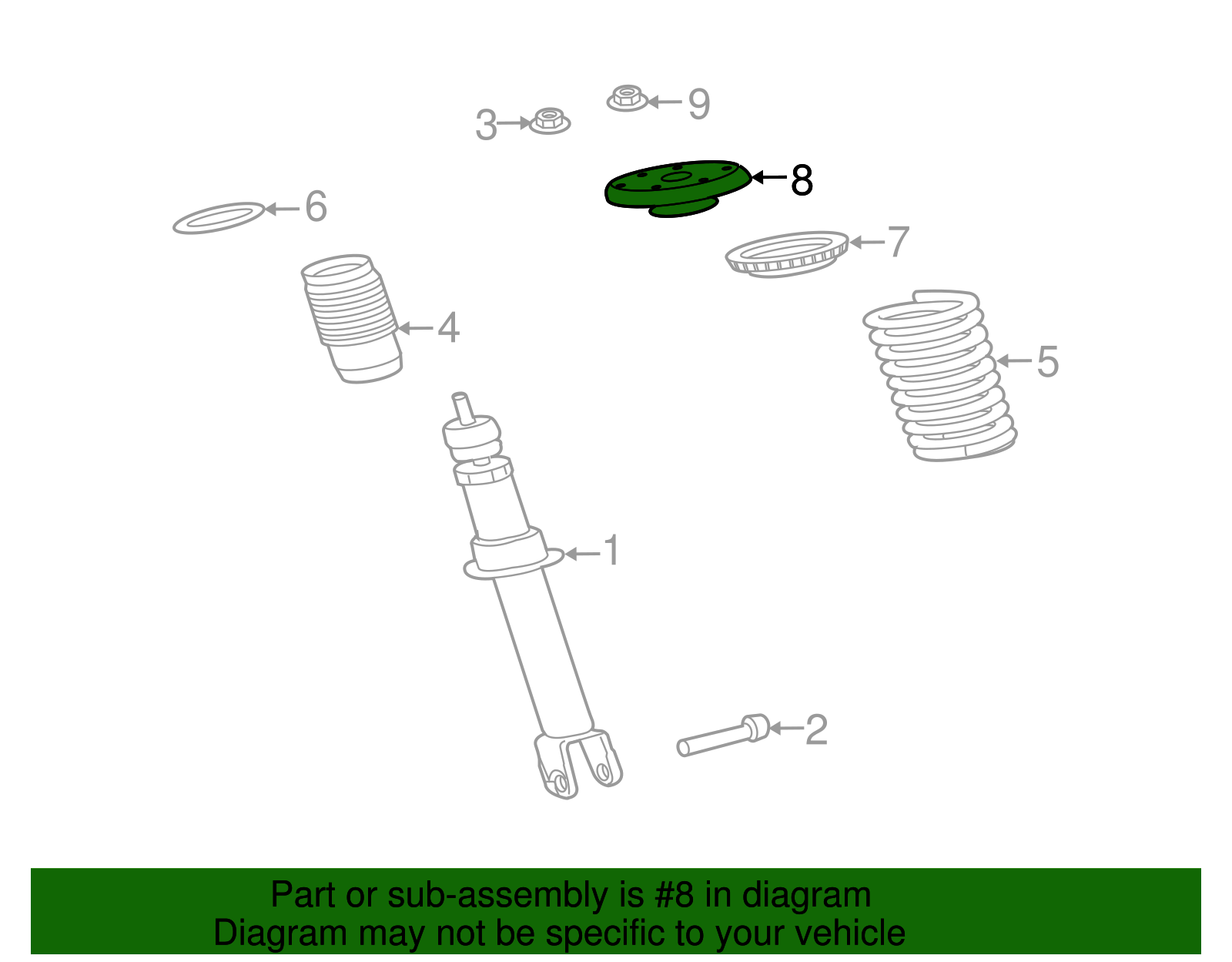 C2D51875 - Mount 2007-2019 Jaguar | Haper Jaguar Parts