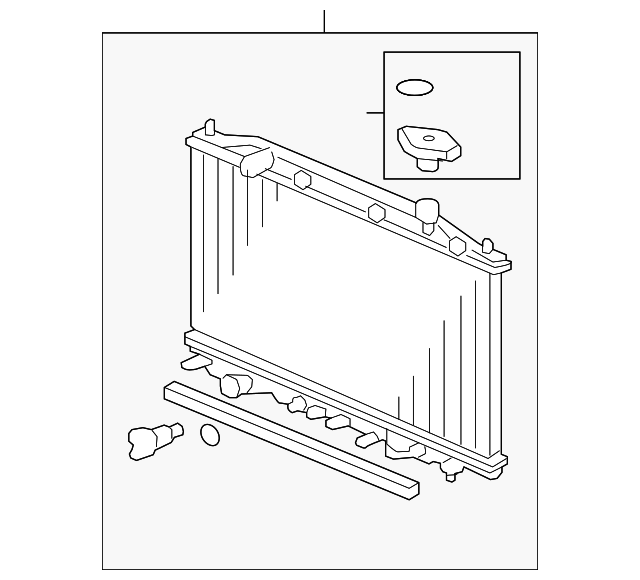 19010-R72-A02 - Radiator Assembly 2008-2012 Honda Accord | Honda Parts ...