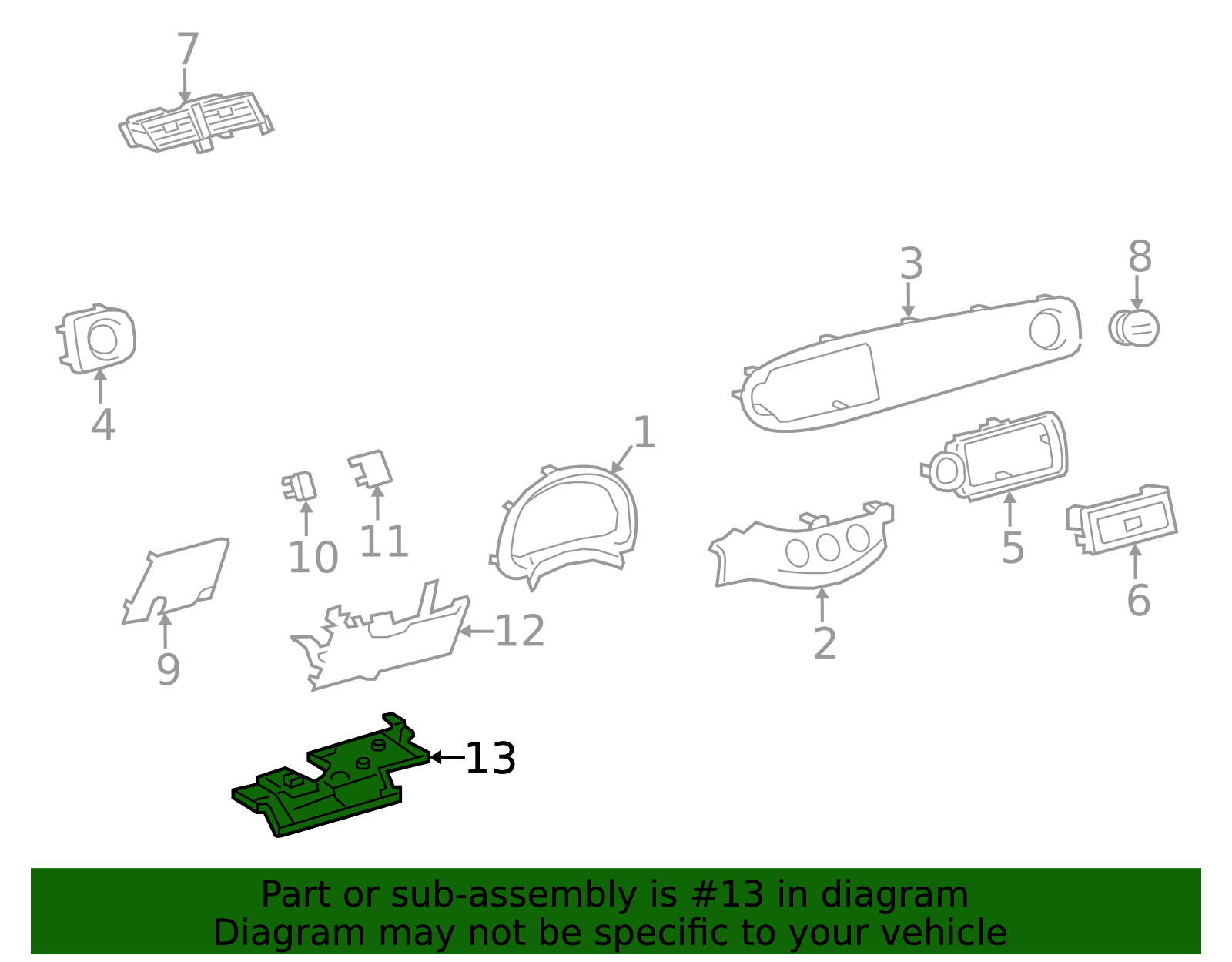 Genuine Official Toyota Under Cover part# 55606-0D050 for 2014-2018 ...