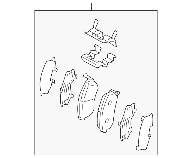 SU003-04678 - Brake Pads Front - 2013-2016 Scion FR-S | OEM Genuine ...