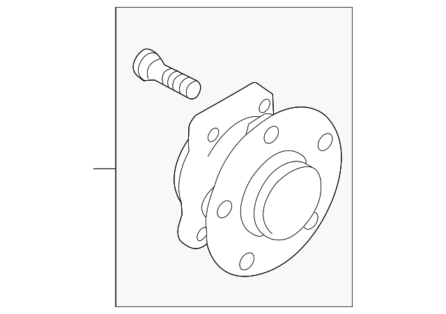 2013-2020 Toyota Wheel Bearing and Hub (Left, Right, Front) SU003-00782 ...