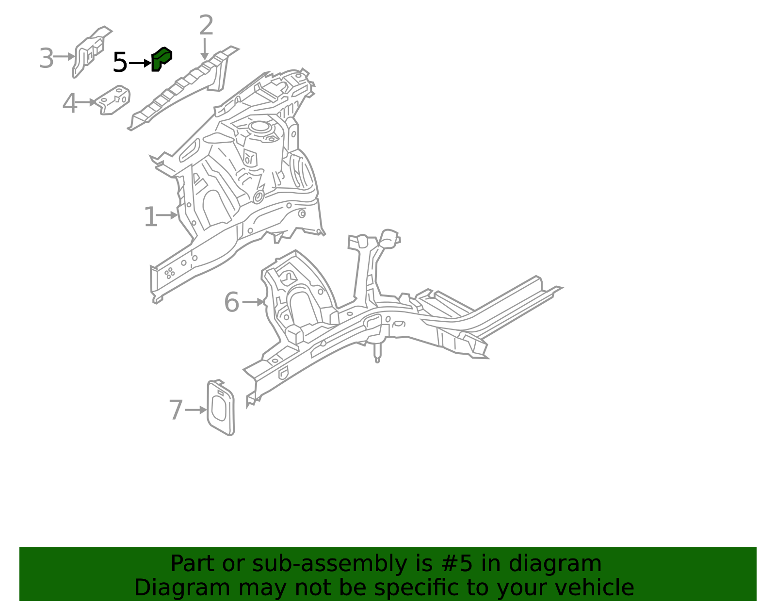 Genuine Suspension Strut Mount Bracket for 64825-J9000 | Hyundai OEM ...