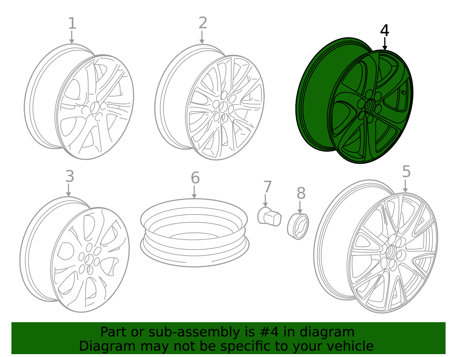 84663434 - 2018-2024 Buick Enclave - 20\\" Wheels | Partners Chevy