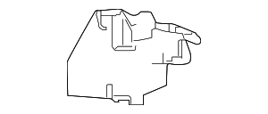 2019-2025 GMC Passenger Side Hood Rear Outer Air Inlet Seal 84461972 ...