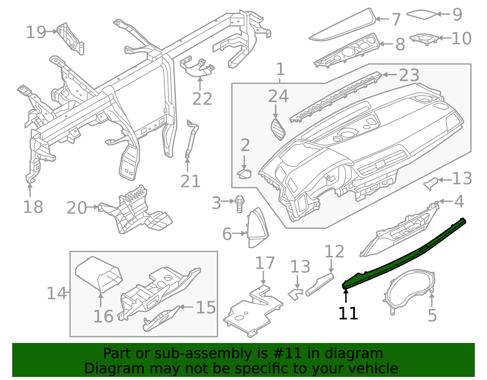 80B-853-190-BK-XQ8 - Trim Panel 2018-2025 Audi | Audi OEM Parts Guy