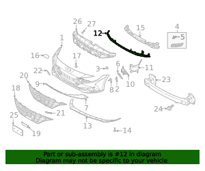 2021-2023 Hyundai Elantra Bumper Grille 86531-AA010 | OEM Parts Online