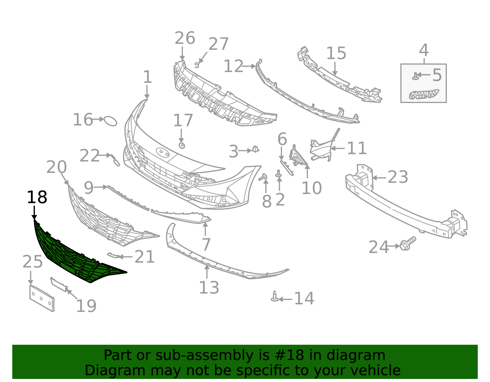2021-2023 Hyundai Elantra Center Grille 86351-AA000 | OEM Parts Online