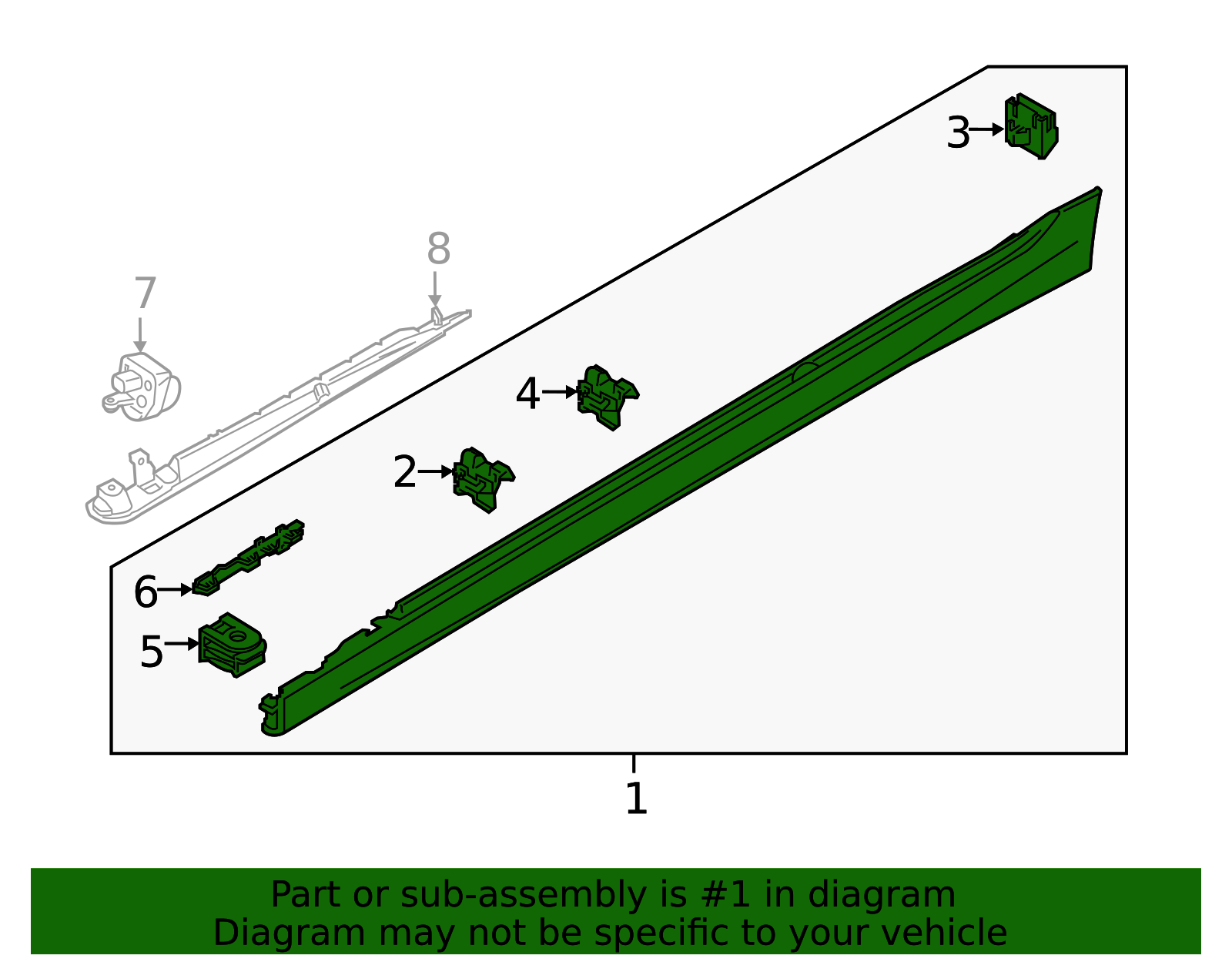 2019-2025 BMW | Rocker Molding | 51778099909 | BMW OEM Parts Store