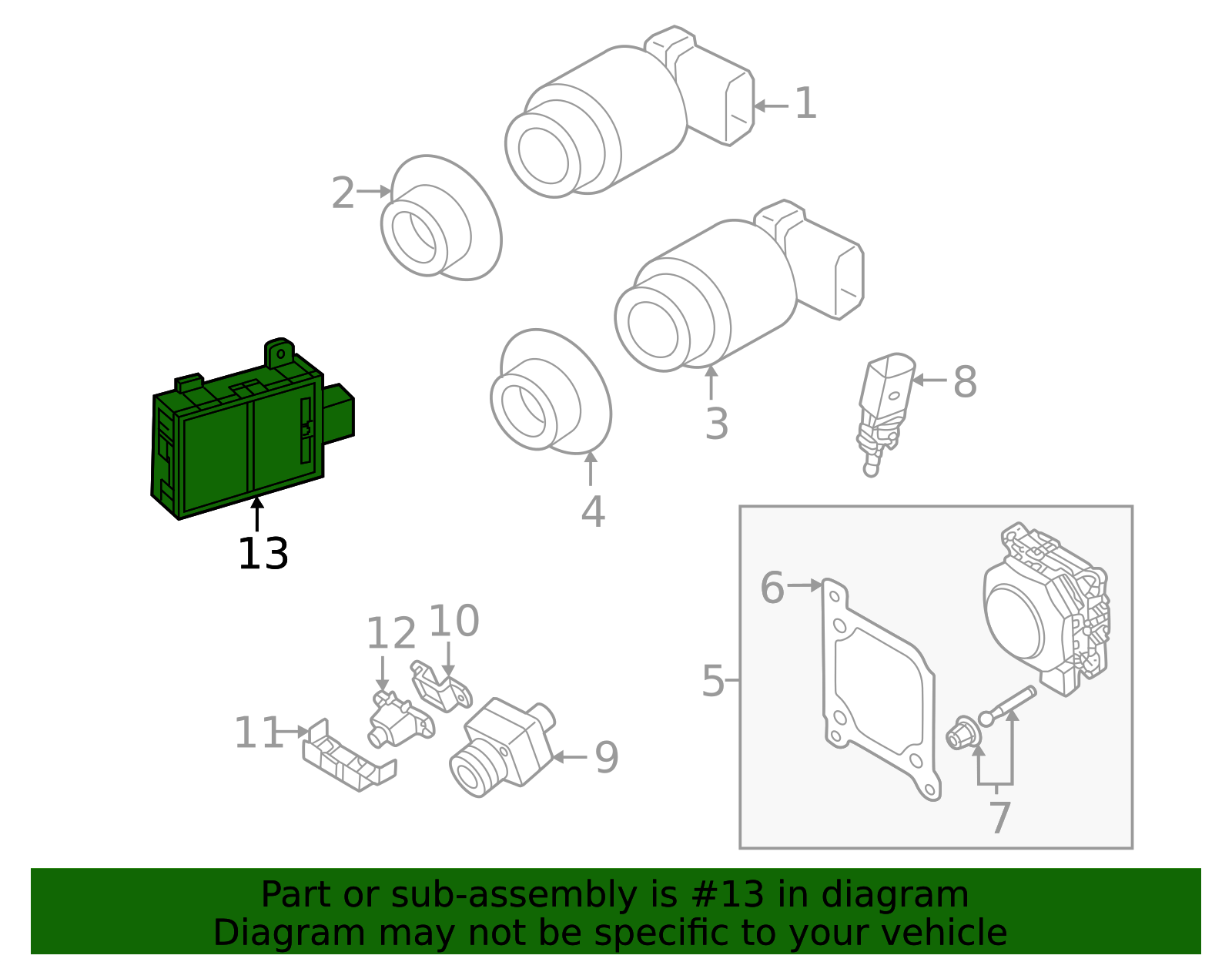 4N0-907-669-AL - Object Sensor 2021-2025 Audi | Audi OEM Parts Guy