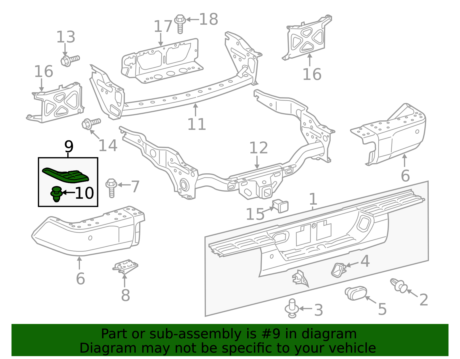 Genuine Official Toyota Bumper Corner Cover (Left, Rear) part# 52164 ...