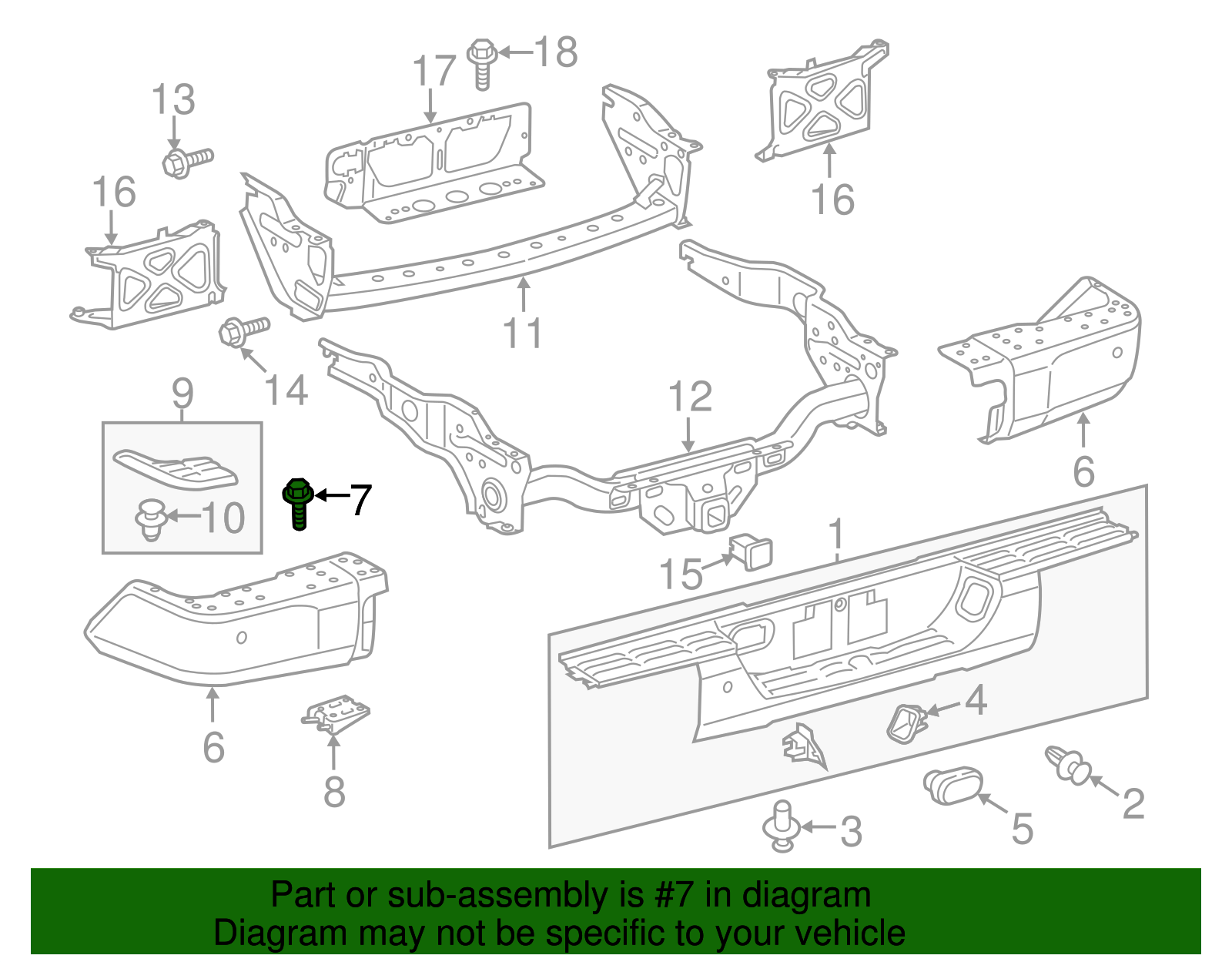 90119-A0048 - Reinforced Beam Lower Bolt 2007-2023 Toyota | Longo ...