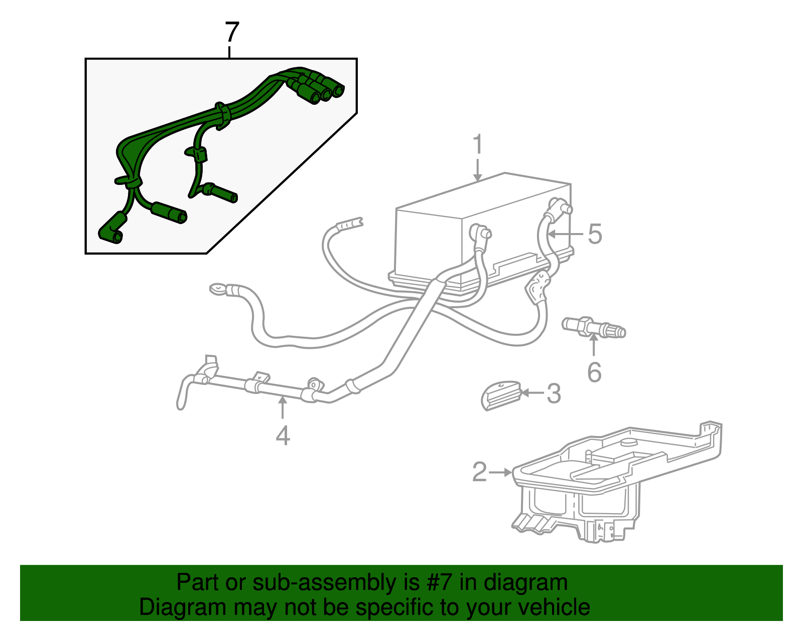 1998-2007 GM Cable Set 19433890 | Capital Chevy Parts
