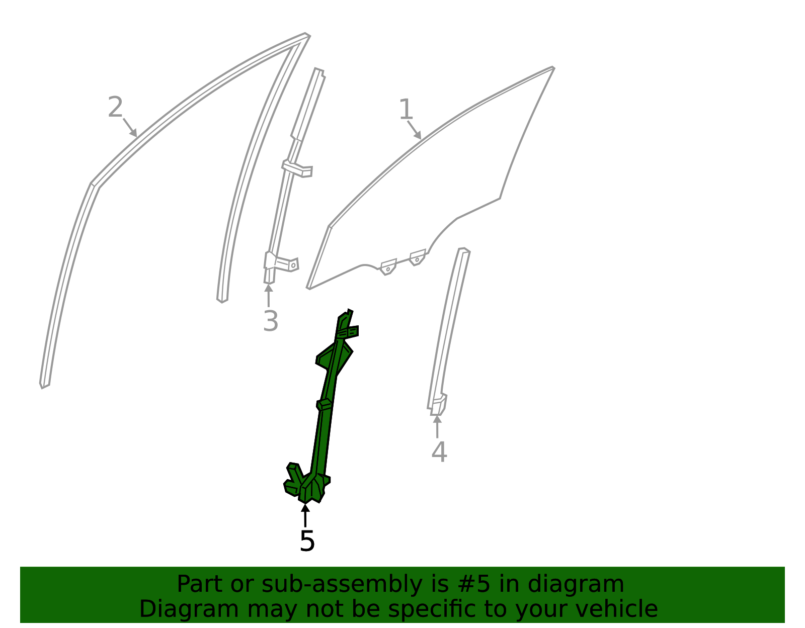 2014-2020 Acura MDX Window Regulator 72210-TZ5-A01 | OEM Parts Online