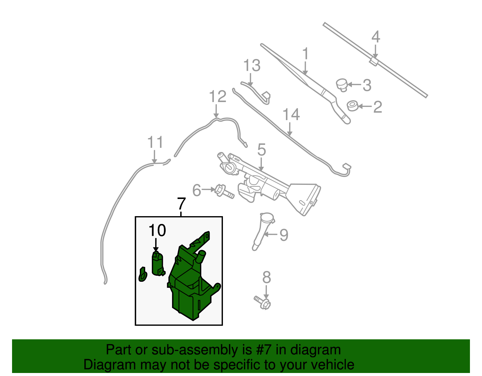 2007-2014 Nissan Reservoir 28910-ZN50A | Nissan Parts Store