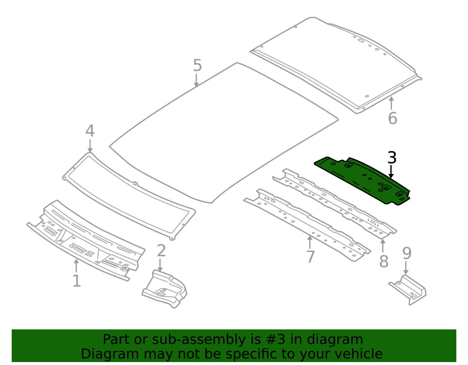 2014-2023 Ford Transit Connect Rear Header DT1Z-6141302-A | Ford OEM ...