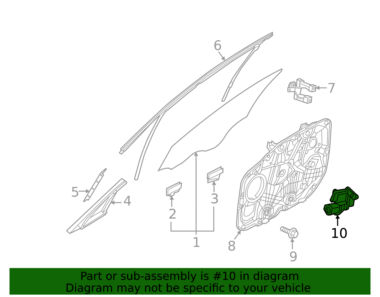 Window Motor 82450-T1000 | OEM Parts Online