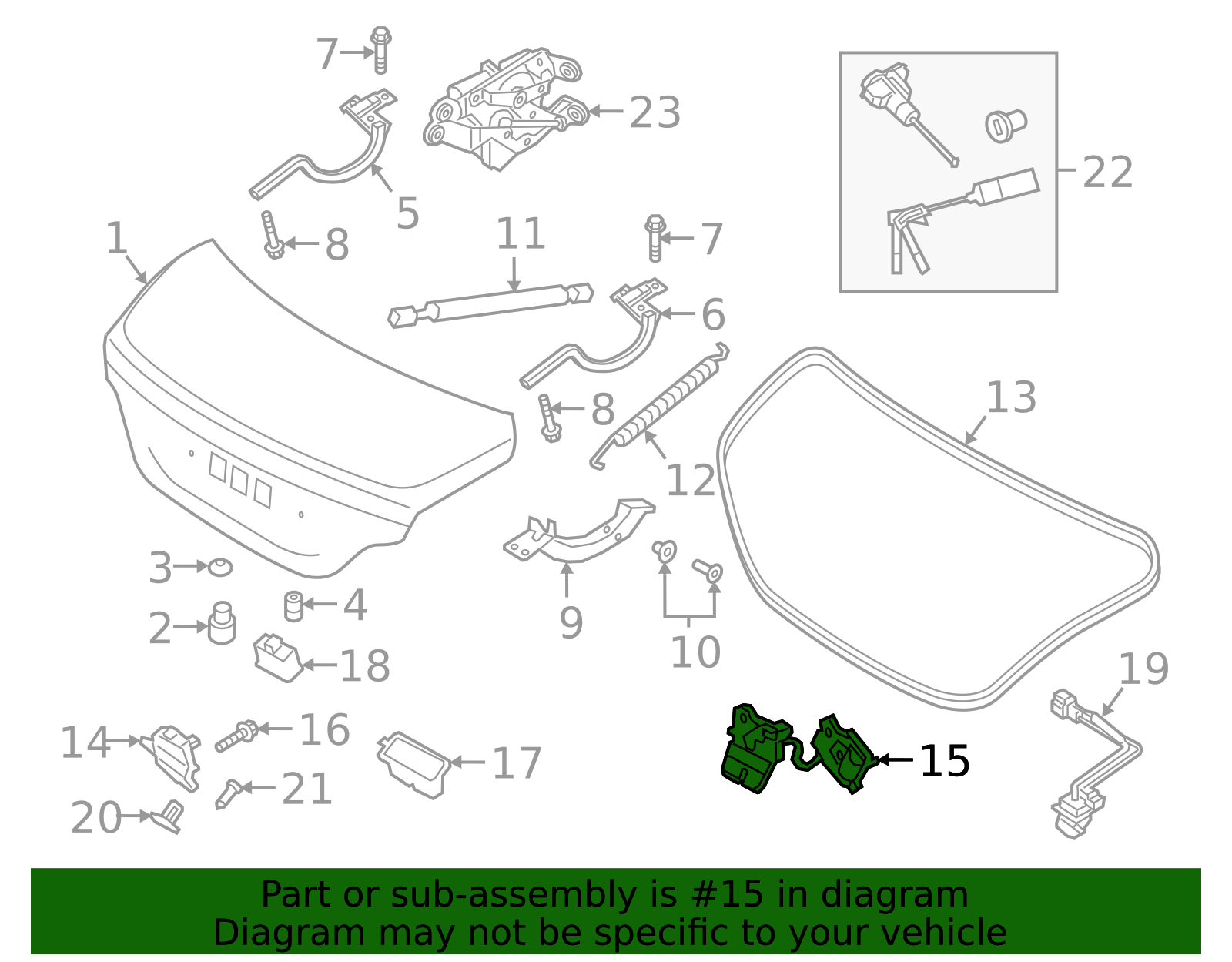 2019-2021 Genesis G70 Latch 81230-G9110 | OEM Parts Online