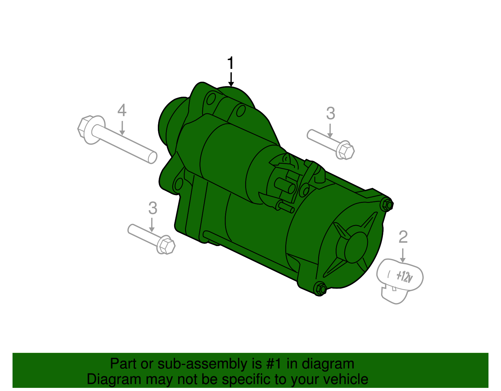 2008-2010 Ford Starter Motor Assembly 7C3Z-11002-C Ford 7c3z11002c ...