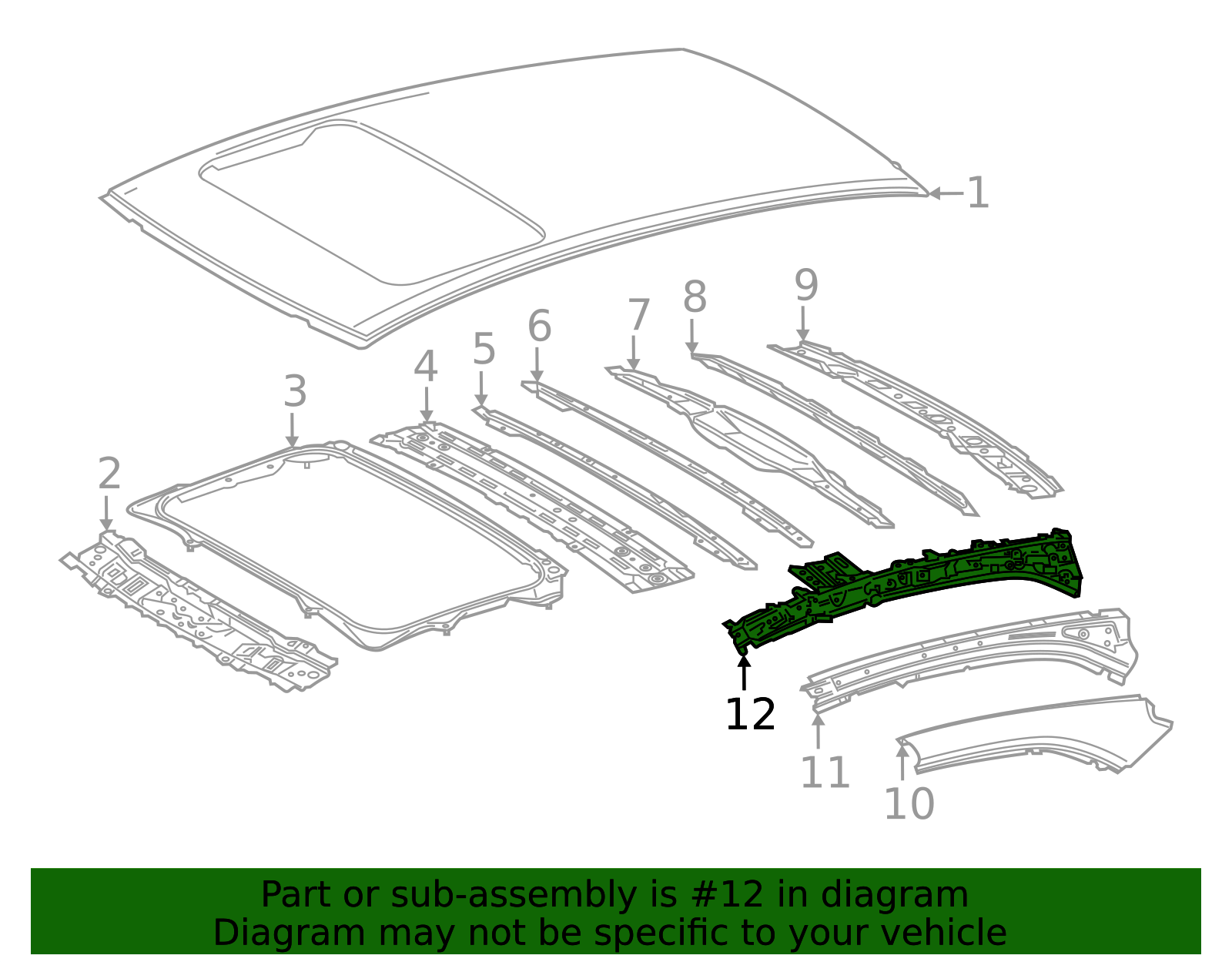 61205-AQ901 - High-Quality Inner Rail for 2025 Toyota Camry ...